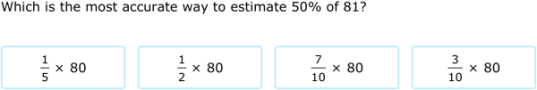 IXL - Estimate percents of numbers (Class VII maths practice)
