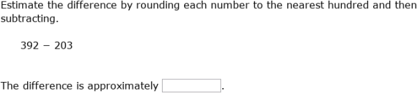 IXL - Estimate sums and differences of whole numbers (Class V maths ...