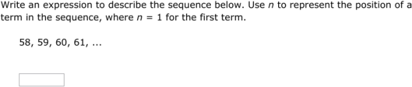 IXL - Write variable expressions for arithmetic sequences (Class VIII maths practice)