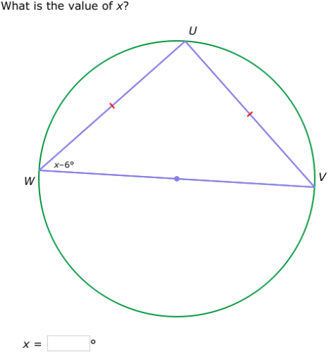 IXL - Angles in inscribed right triangles (Class X maths practice)