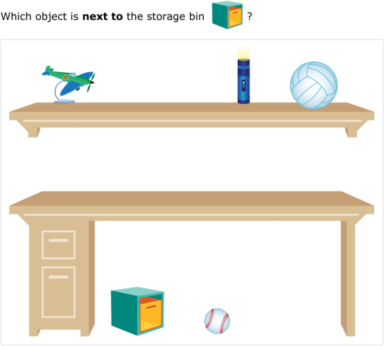 IXL - Beside and next to (Lower kindergarten maths practice)