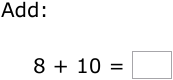 IXL - Adding 8 (Class I maths practice)