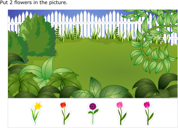 IXL - Count using stickers - up to 3 (Upper kindergarten maths practice)